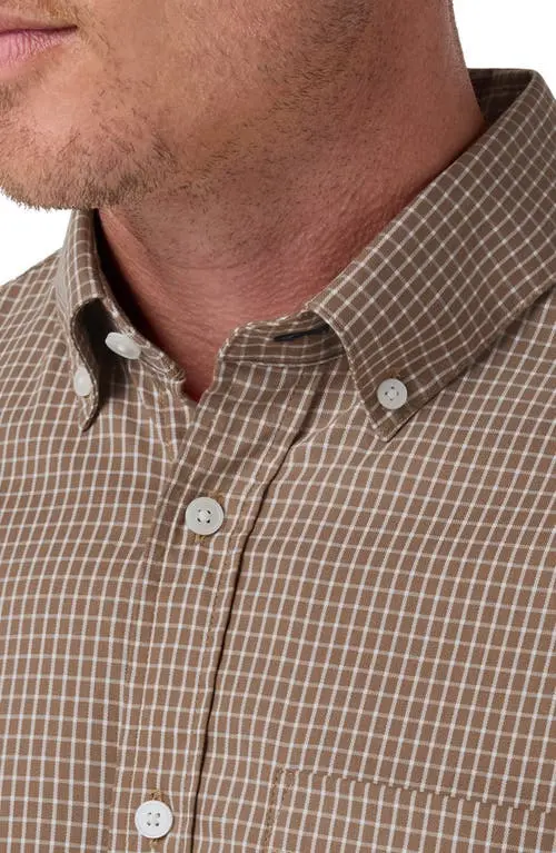 Mizzen+main Kennedy Trim Fit Grid Button-down Shirt