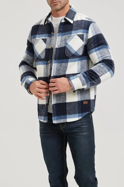 CLOUDVEIL Micro Bonded Plaid Fleece Jacket