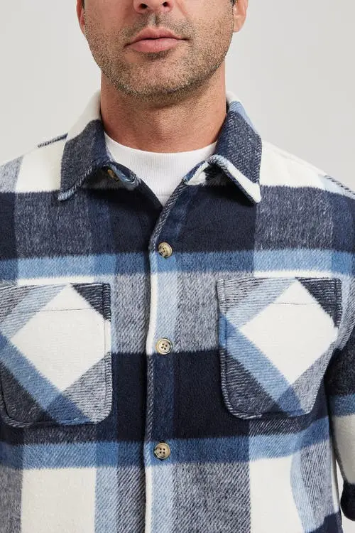CLOUDVEIL Micro Bonded Plaid Fleece Jacket