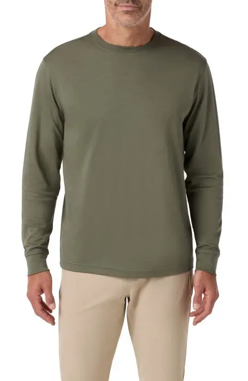 Mizzen+main Palmer Trim Fit Pima Cotton T-shirt - Olive
