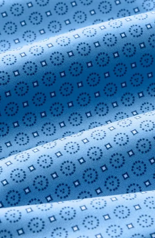 Mizzen+main Versa Performance Polo - Cloud Blue Medallion