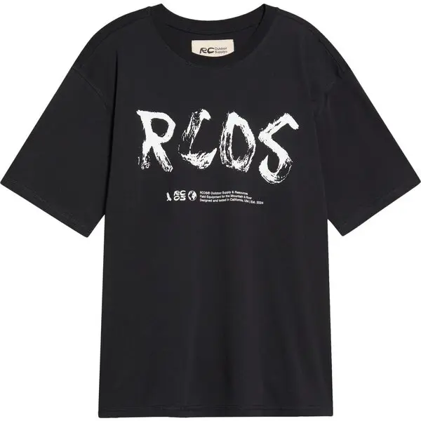 RC OUTDOOR SUPPLY Etching Cotton Graphic T-shirt
