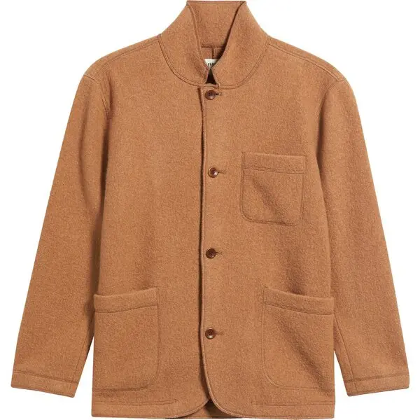 FLINT AND TINDER BY HUCKBERRY Boiled Wool Chore Jacket