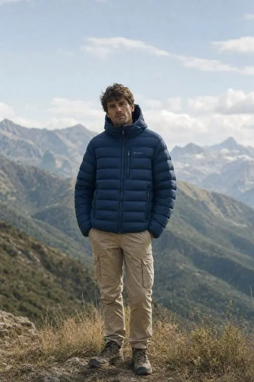 CLOUDVEIL Puffer Down Jacket - Navy