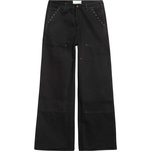 NOTHING GROWS OVERNIGHT Steel Toe Double Knee Baggy Jeans