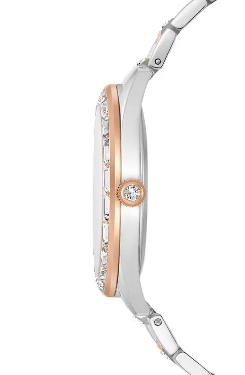 SWAROVSKI Matrix Crystal Bracelet Watch - Silver Multi Tone