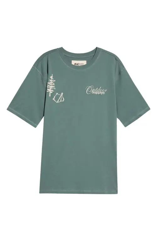RC OUTDOOR SUPPLY Script Cotton Graphic T-shirt