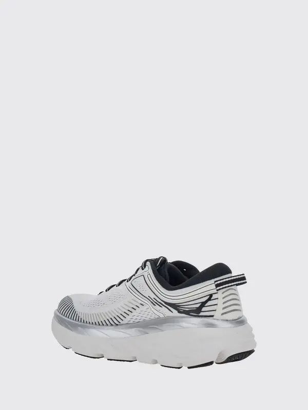 HOKA® Bondi Lightweight Cushioned Technical Fabric Sneakers - White