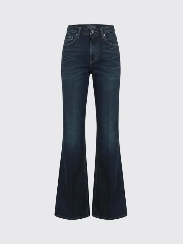 HAIKURE Flora High-waisted Flared Slim-fit Jeans In Cotton Denim