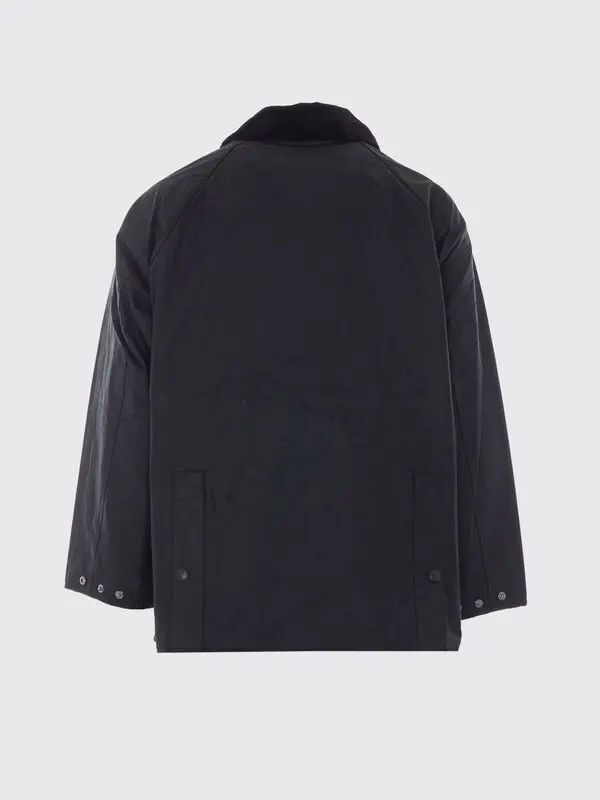 Barbour Os Bedale Waxed Cotton Jacket With Velvet Collar