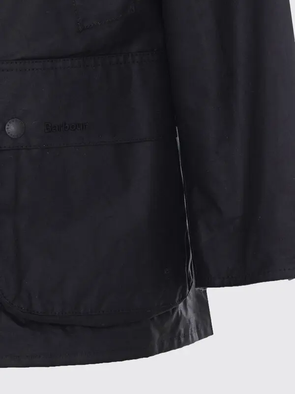 Barbour Os Bedale Waxed Cotton Jacket With Velvet Collar