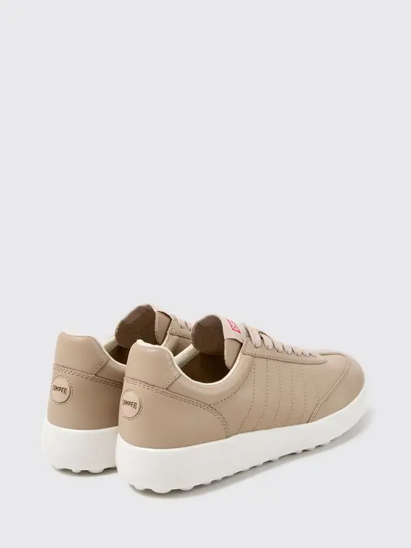 Camper Pelotas Xlf Calfskin Leather Low-top Sneakers With Eva Sole - Beige