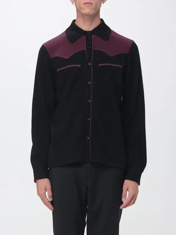 Guest In Residence Two-tone 100% Cashmere Western Shirt
