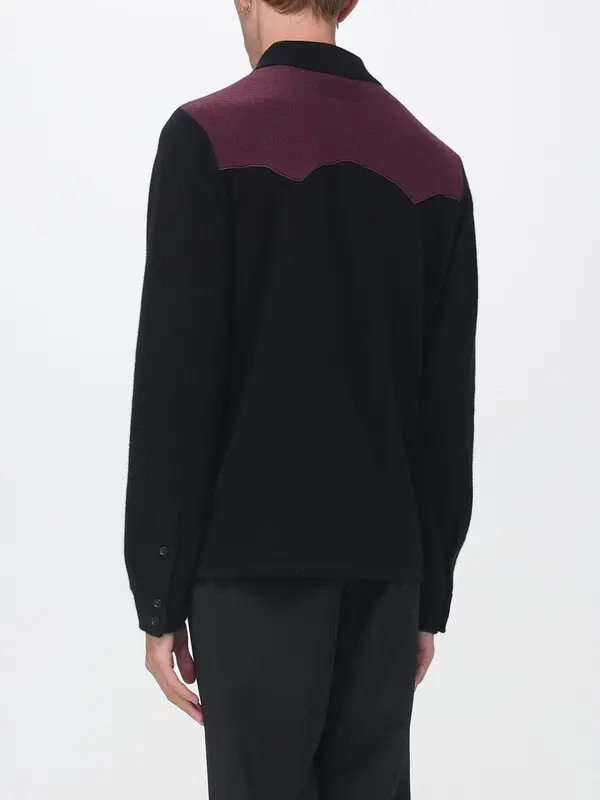 Guest In Residence Two-tone 100% Cashmere Western Shirt