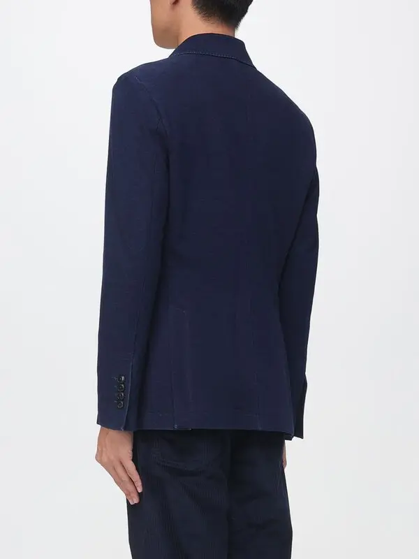 CIRCOLO 1901 Double-breasted Cotton Blazer With Lapel Collar And Patch Pockets