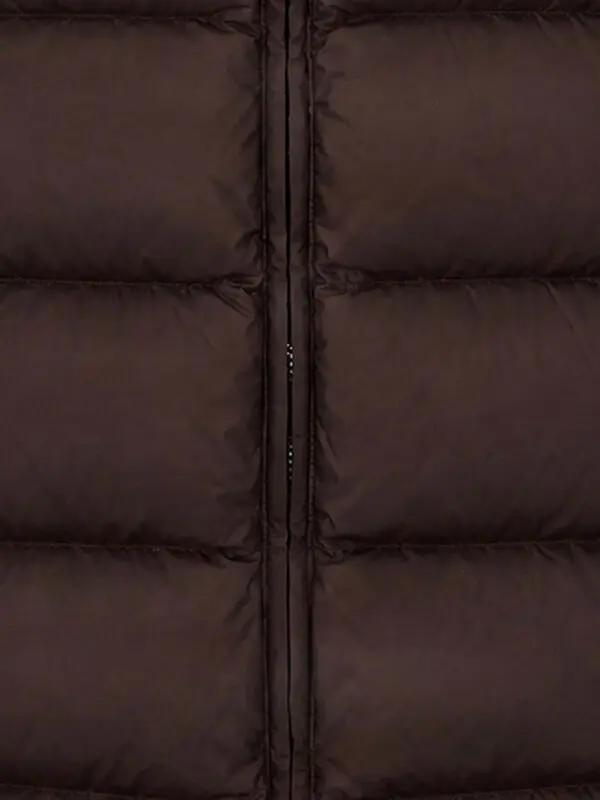 COLMAR Quilted Knee-length Nylon Down Jacket With Hood