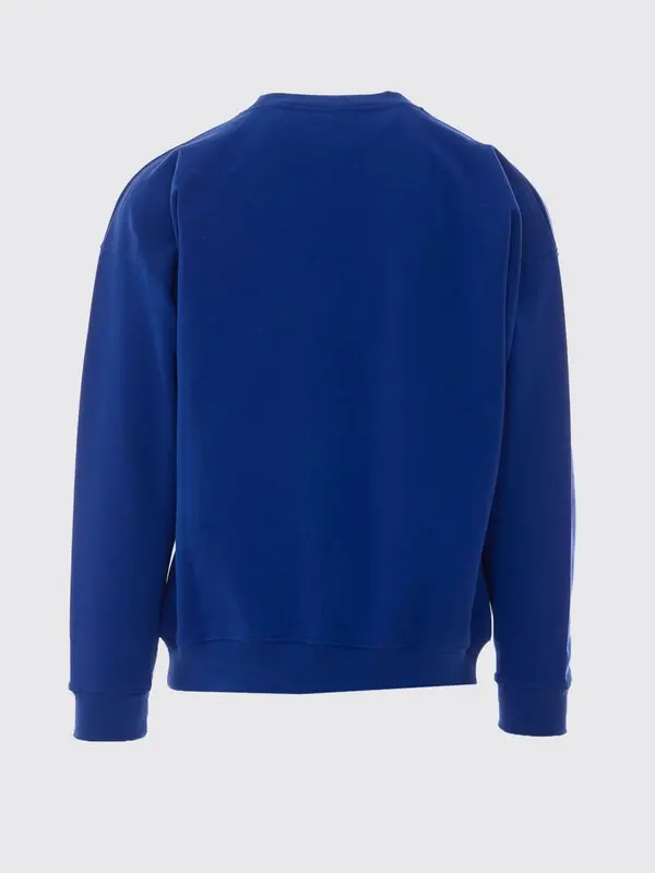 Drole De Monsieur Relaxed Fit Cotton Crewneck Jumper With Slogan Print