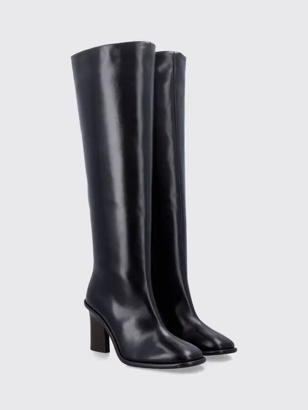 Soeur Livia Knee-high Boots In Smooth Leather With High Heel