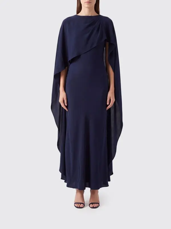 Simkhai Sleeveless Cotton Blend Crewneck Long Evening Gown