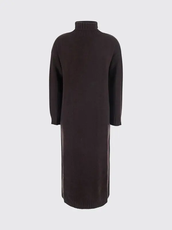 Max Mara Wool And Cashmere Knit Turtleneck Midi Dress