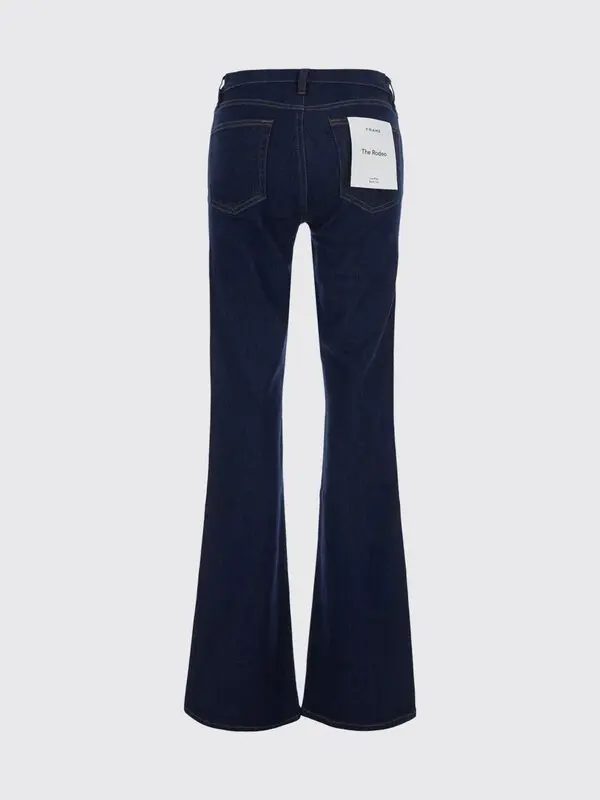 FRAME The Rodeo Mid-rise Flared Jeans In Cotton Denim
