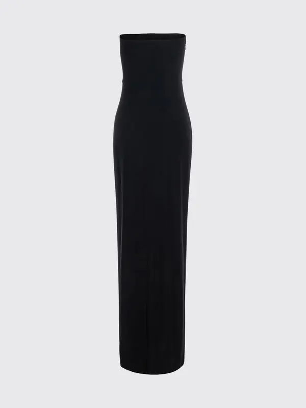 Norma Kamali Off-the-shoulder Stretch Jersey Midi Sheath Dress
