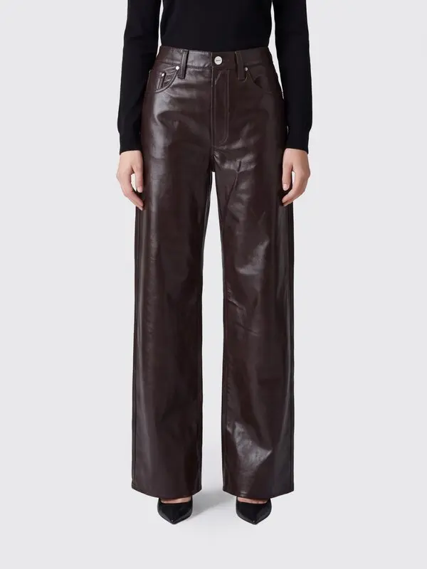 AGOLDE Mid-rise Baggy Wide-leg Trousers In Recycled Leather