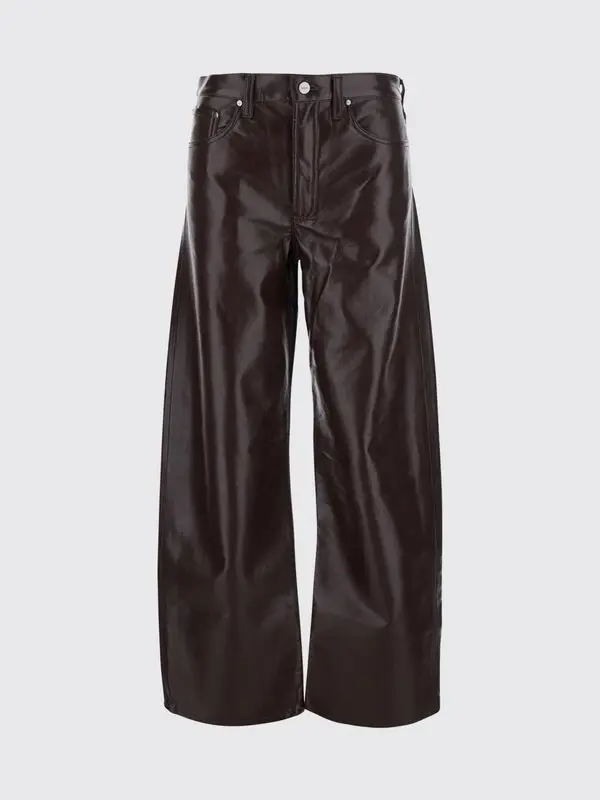 AGOLDE Mid-rise Baggy Wide-leg Trousers In Recycled Leather