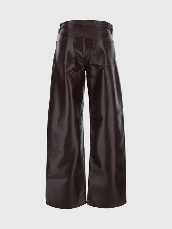 AGOLDE Mid-rise Baggy Wide-leg Trousers In Recycled Leather