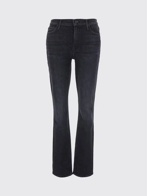 MOTHER Dazzler Skimp High-waisted Cropped Skinny Jeans In Cotton Denim - Grey