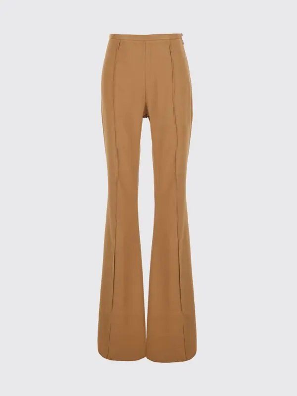 TALLER MARMO High-waisted Flared Trousers In Cotton Blend