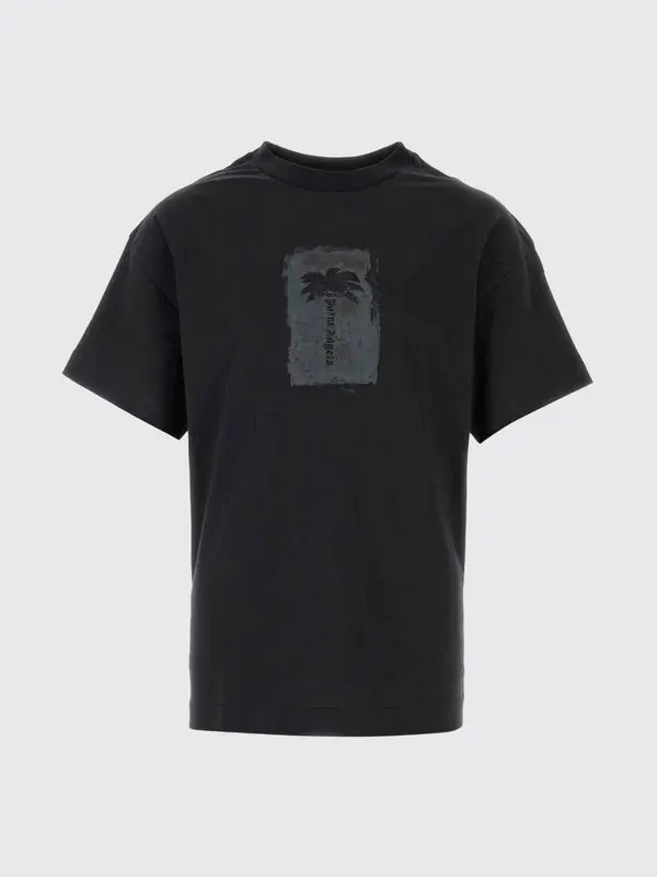 Palm Angels Graphic-print Cotton T-shirt With Dropped Shoulders