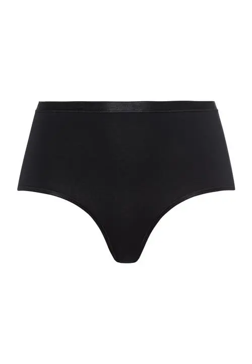Hanro Cotton Sensation Cotton Full Brief - Black