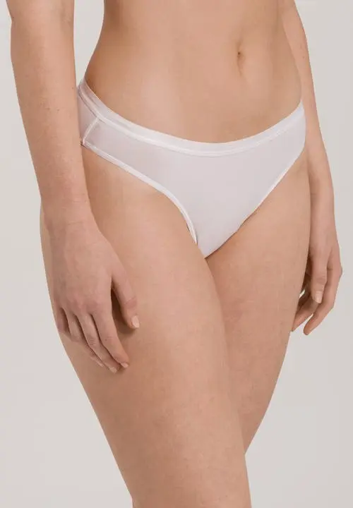 Hanro Cotton Sensation Cotton Bikini - White