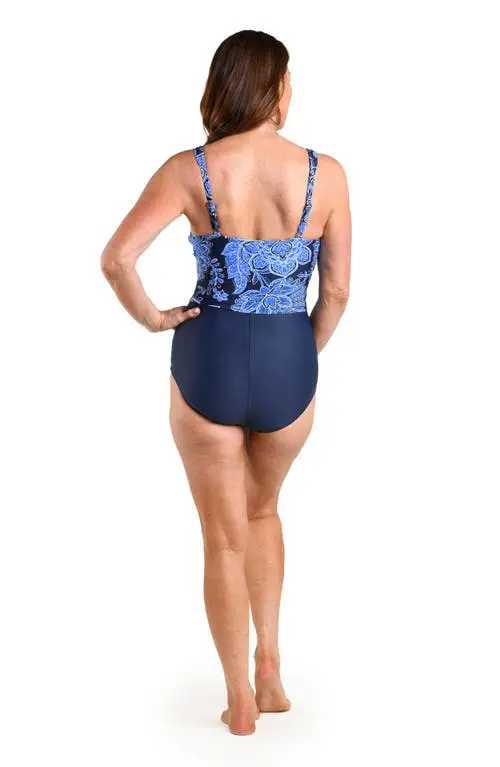 MAXINE OF HOLLYWOOD Beyond The Atlantic Full Coverage One-piece Swimsuit