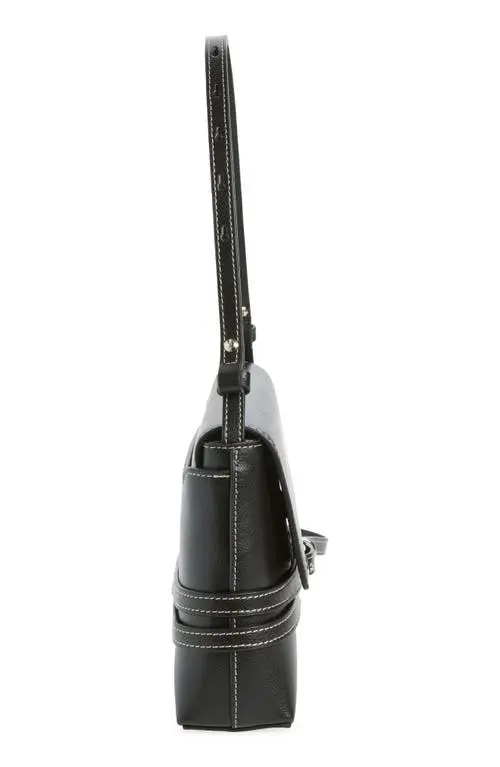 LIFFNER Belted Leather Shoulder Bag