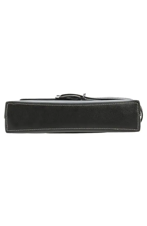 LIFFNER Belted Leather Shoulder Bag