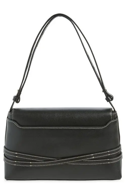 LIFFNER Belted Leather Shoulder Bag