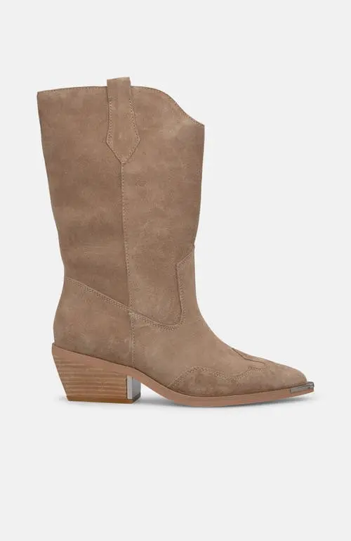 ALMA EN PENA Half Cowboy Bootie - Vison