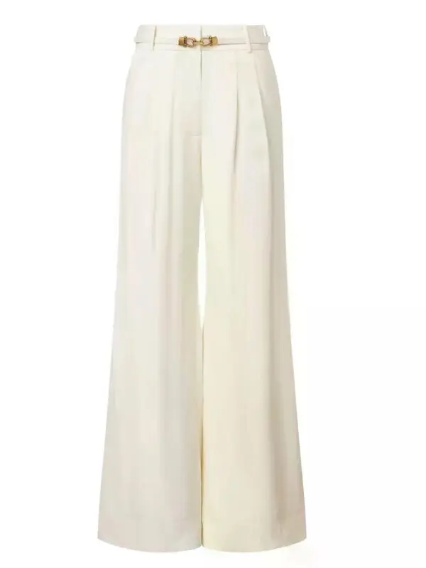 Zimmermann Belted Wide-leg Trousers