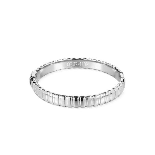 COEUR DE LION Structure Bangle - Silver