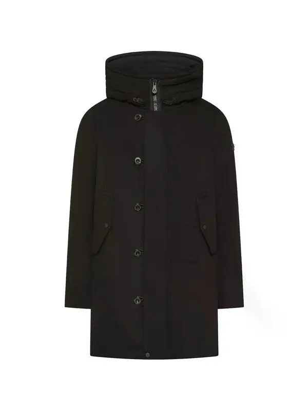 Peuterey Kasa Ki 05 Hooded Down-feather Coat - Black