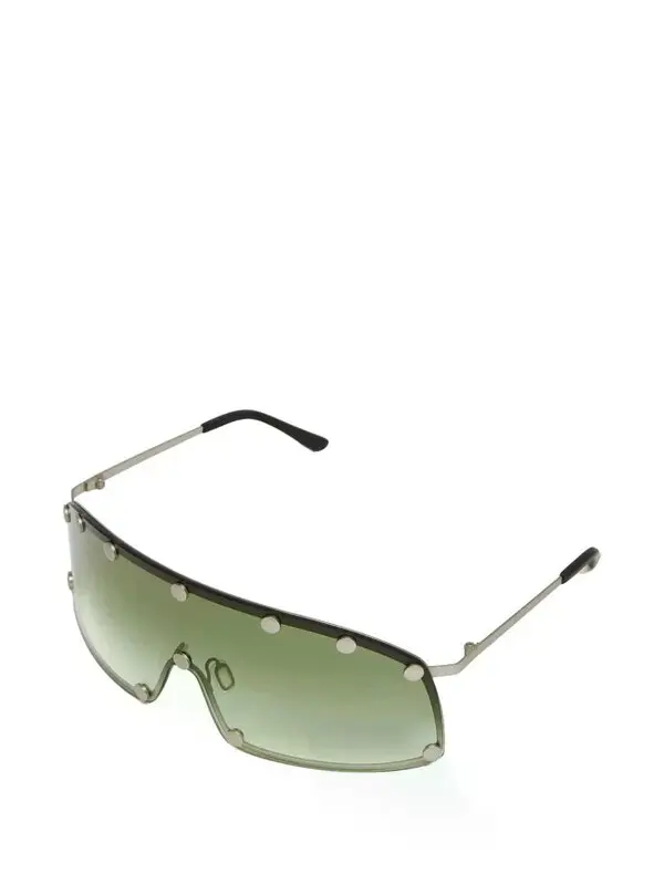 Rick Owens Shielding Geometric-frame Sunglasses