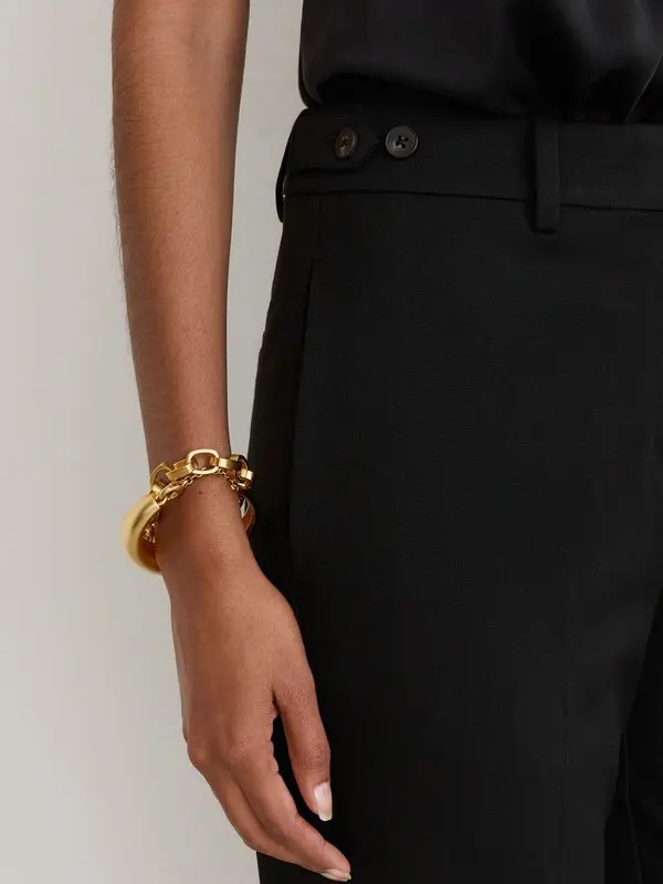 REISS Lina Petite Straight-leg Side-adjuster Trousers