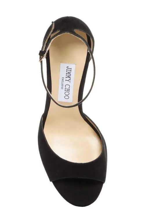 JIMMY CHOO Pattie Leather Platform Sandal