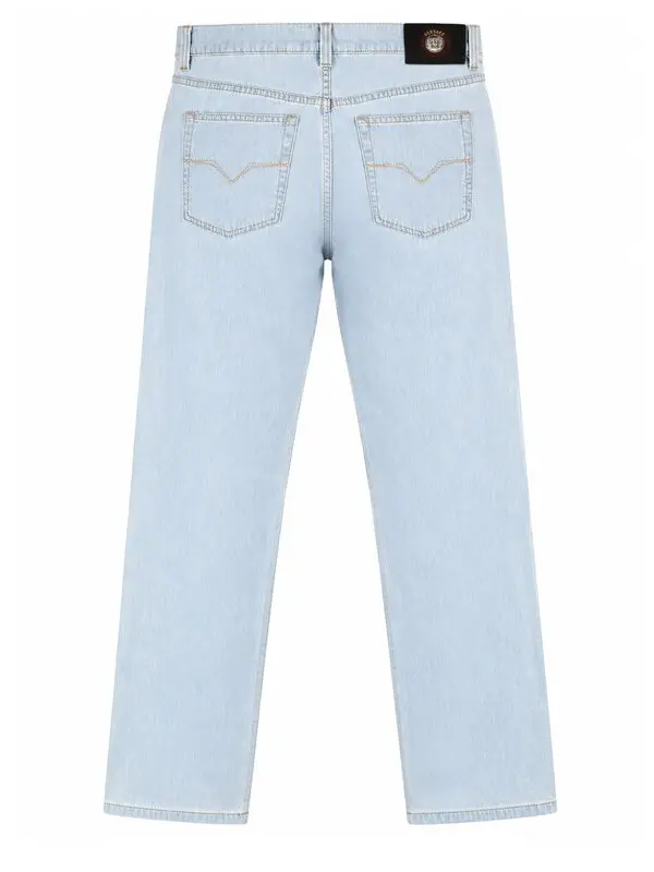 Versace Jeans In Denim Di Cotone