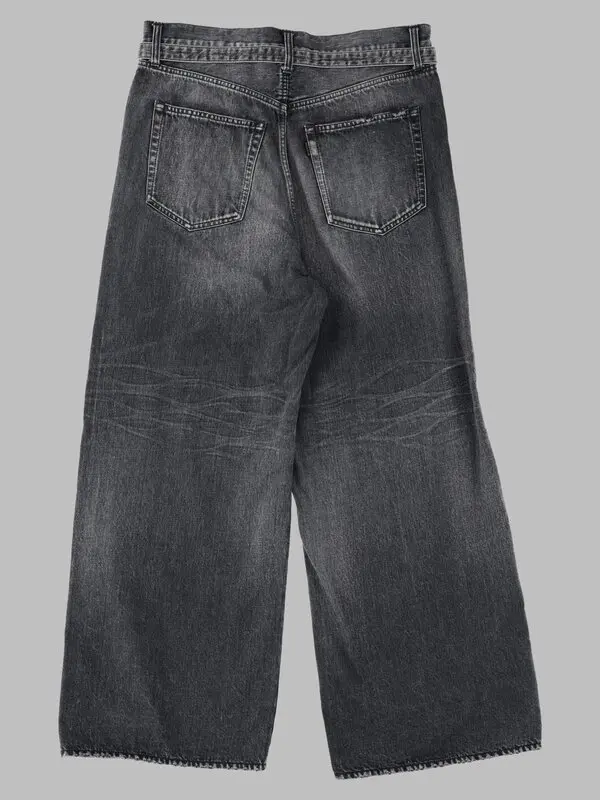 Sacai Jeans In Denim Effetto Usurato