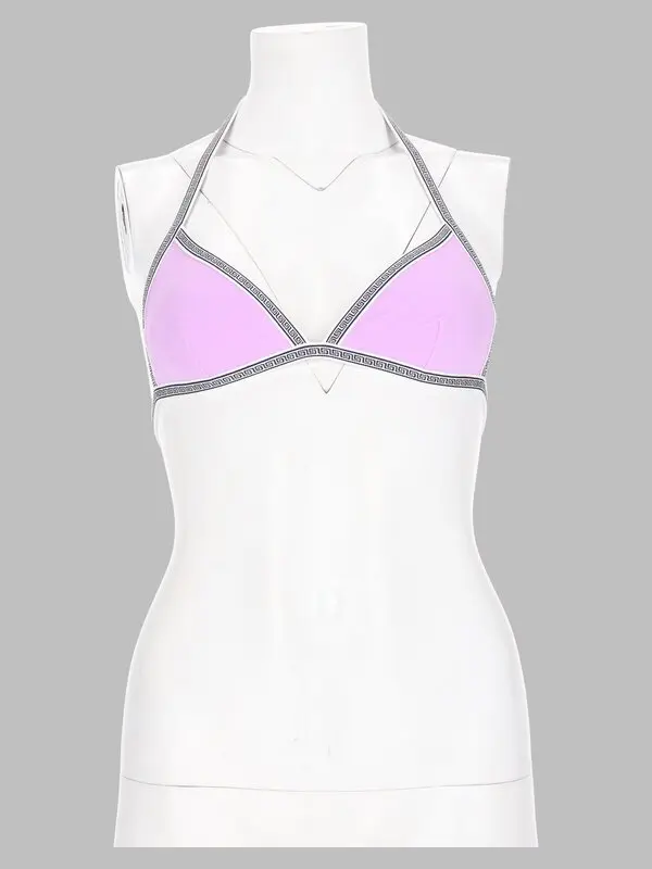 Versace Top Bikini Con Greca