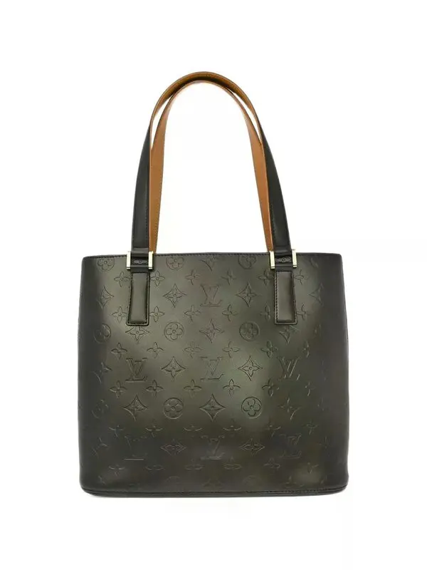 LOUIS VUITTON Monogram Mat Stockton Patterned Tote Bag