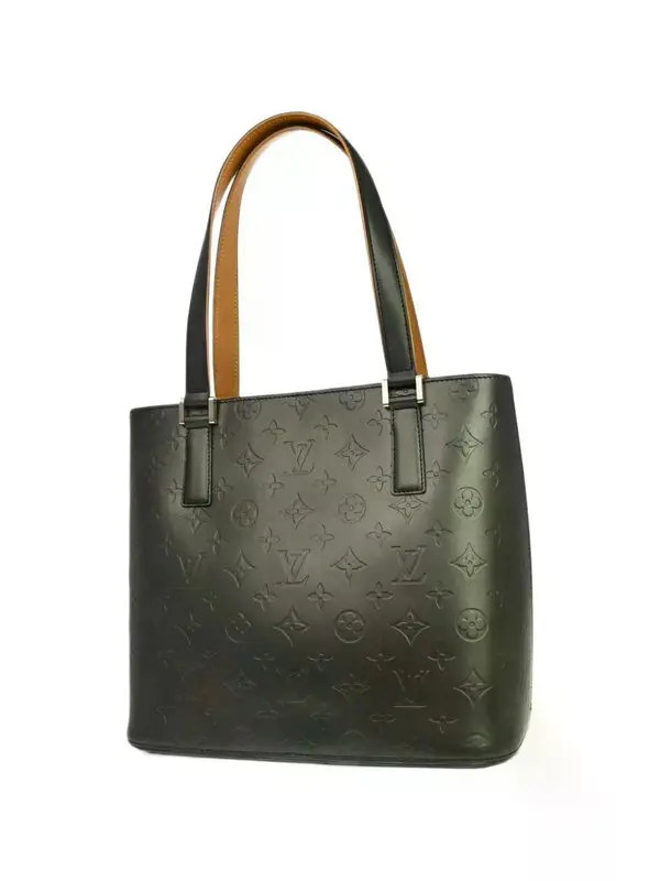 LOUIS VUITTON Monogram Mat Stockton Patterned Tote Bag